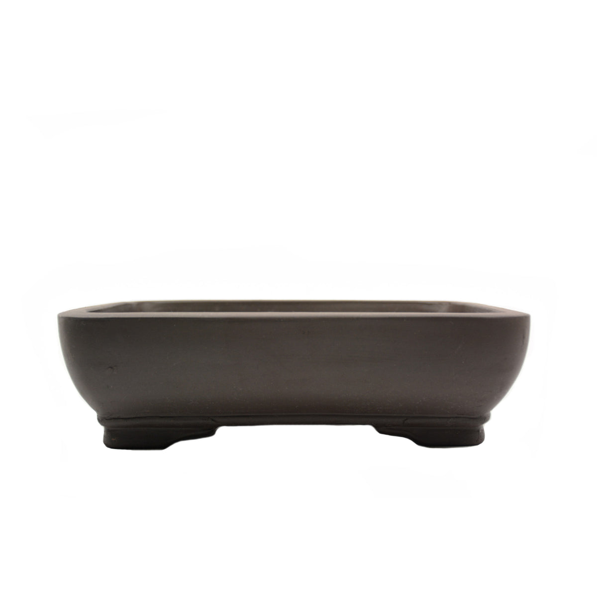 10" Yixing Brown Rounded Corners Rectangular Pot – Bonsai Unlimited